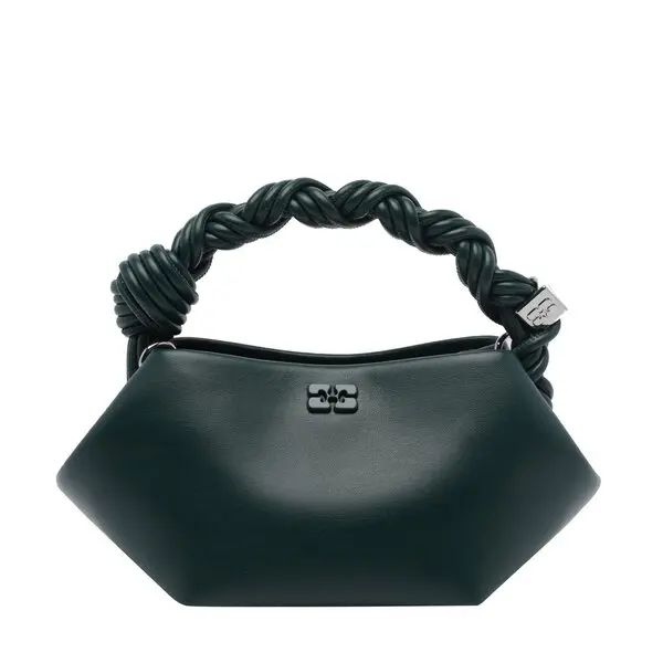 GANNI Mini Bou Handbag - Green