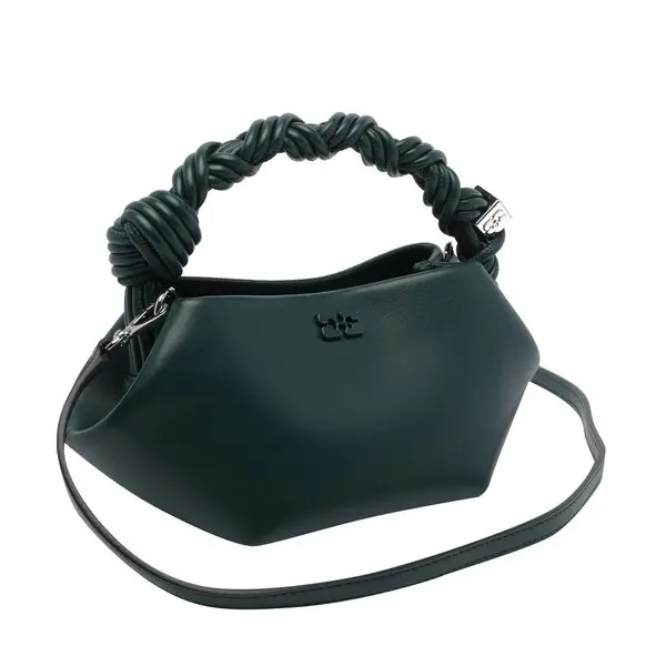 GANNI Mini Bou Handbag - Green