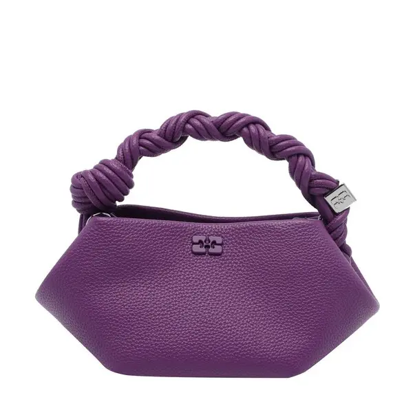 GANNI Mini Bou Handbag - Purple