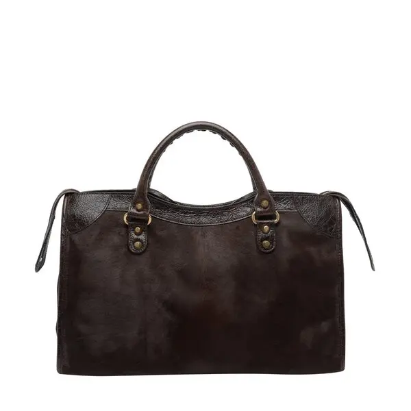 Balenciaga Medium City Handbag - Brown