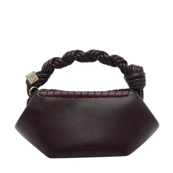 GANNI Mini Bou Tresse' Handbag - Brown