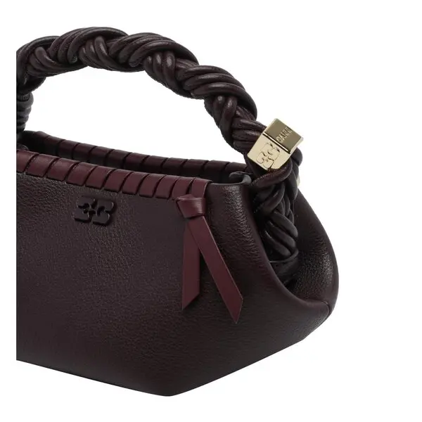 GANNI Mini Bou Tresse' Handbag - Brown