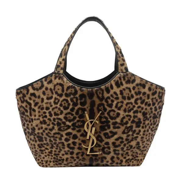Saint Laurent Medium Icare Shopper Bag - Brown