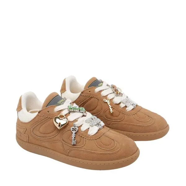 GANNI Suede Sneakers