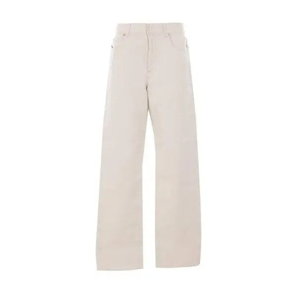 Fendi Ff Detail Denim Pants