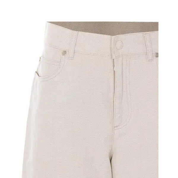 Fendi Ff Detail Denim Pants