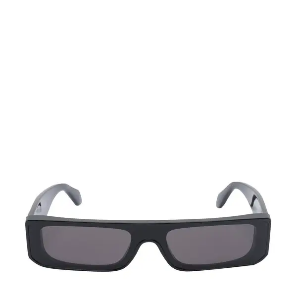 Alaïa Rectangular Mask Sunglasses - Black