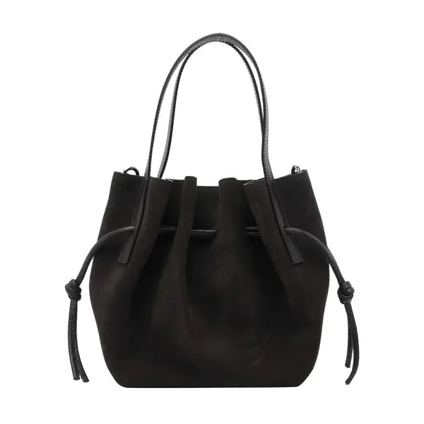 Yuzefi Mini Scallop Tote Bag - Brown