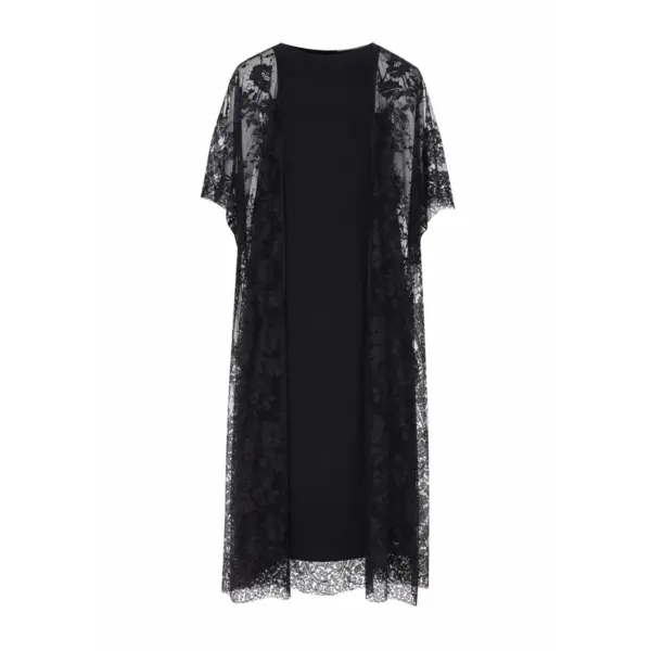 Zimmermann Valiant Lace Tunic Dress - Black