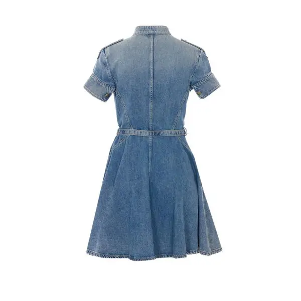 Alexander McQueen Denim Mini Dress