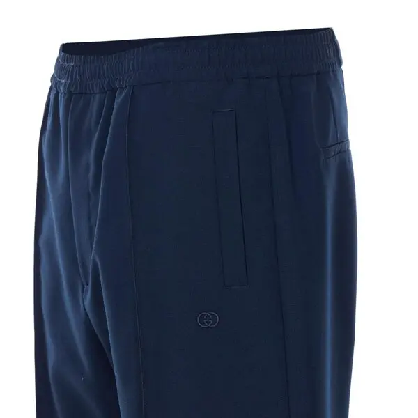 Gucci Mini Gg And Web Sportswear Pants