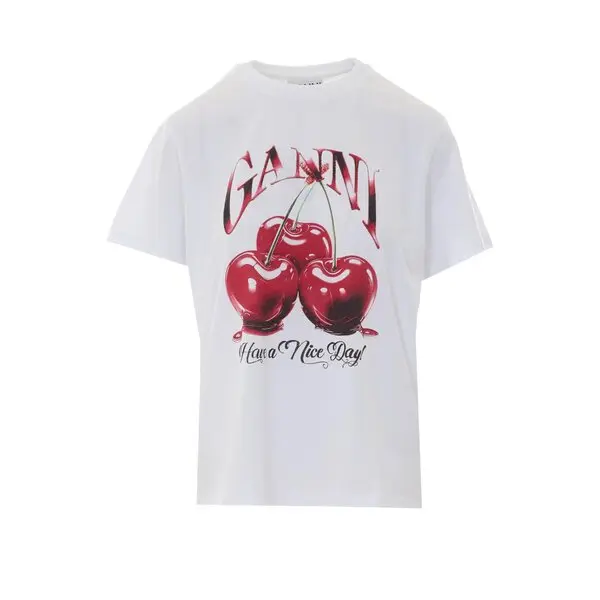 GANNI Cherry T-shirt