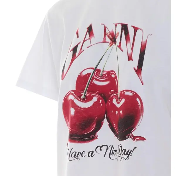 GANNI Cherry T-shirt