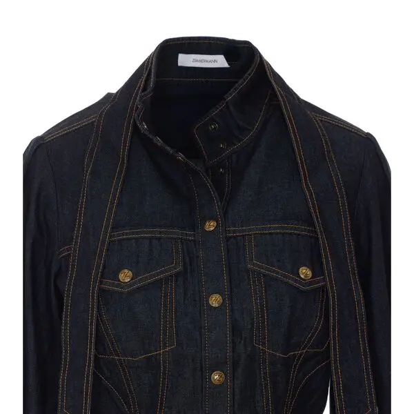 Zimmermann Denim Shirt - Blue