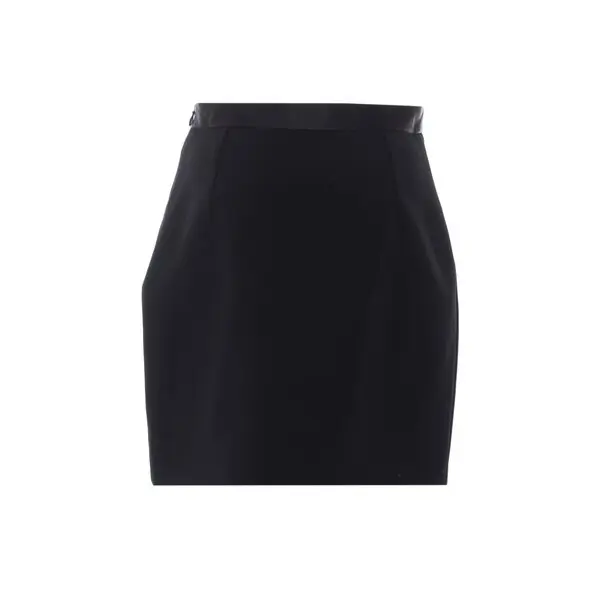 Versace Wool Mini Skirt