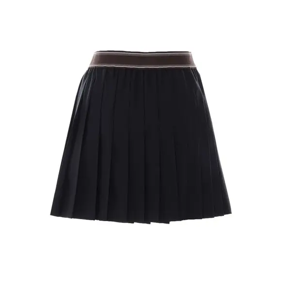 Versace Medusa Motif Mini Pleated Skirt
