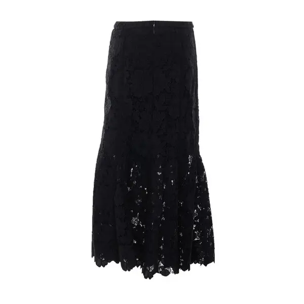 SELF-PORTRAIT Lace Midi Skirt