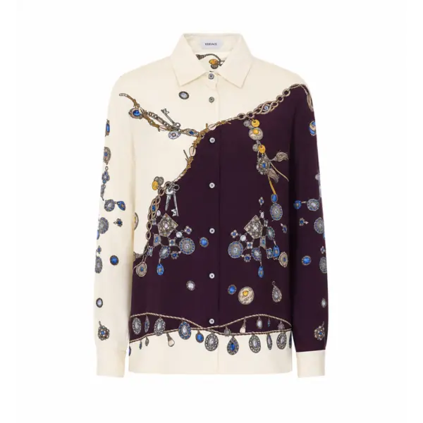 Versace Stolen Jewels Print Shirt - Multicolor