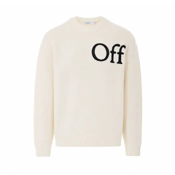 Off-White Bookish Shared Sweater - White
