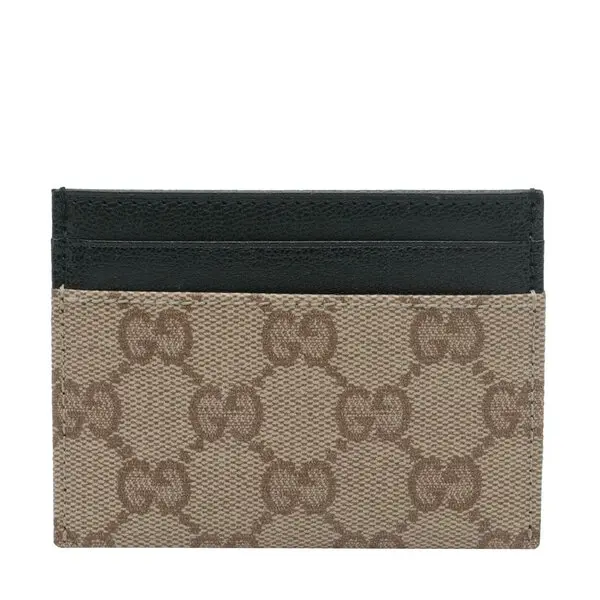 Gucci Gg Logo Cards Holder - Cream