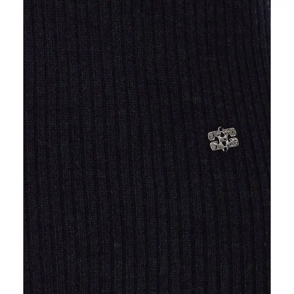 GANNI Frill Sweater - Blue