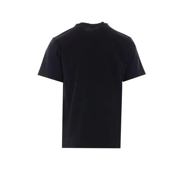 Burberry Check Cashmere Patch T-shirt - Black