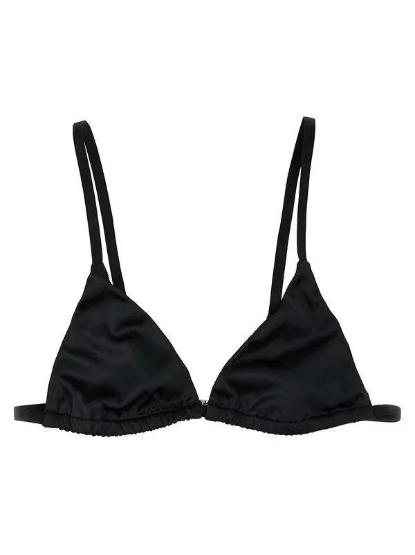 TOTEME Satin Bralette - Black