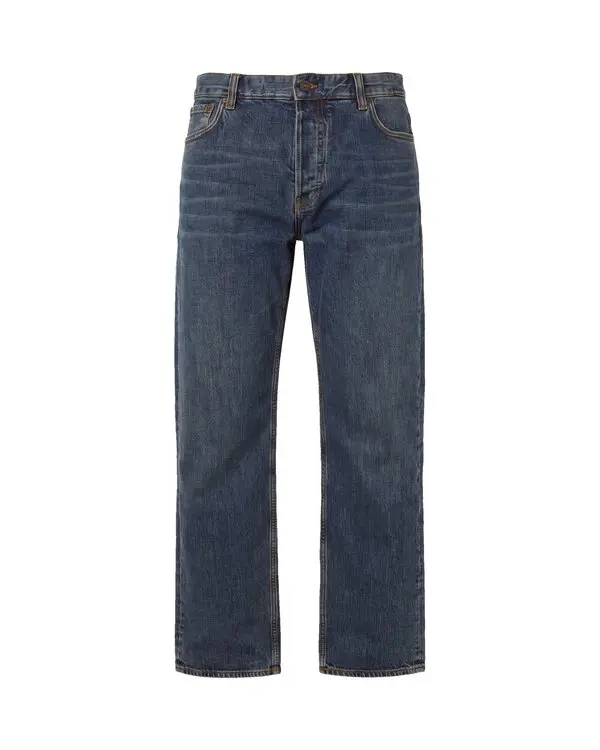 Emporio Armani S Straight-leg Denim Jeans - Medium Blue Denim
