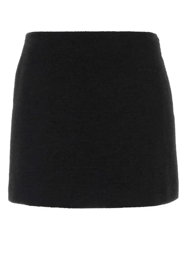 Fendi Wool Blend Mini Skirt With Cupro Lining
