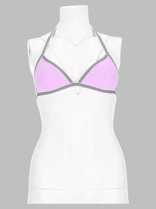 Versace Designer Swimsuit With Sculpted Silhouette - Pink