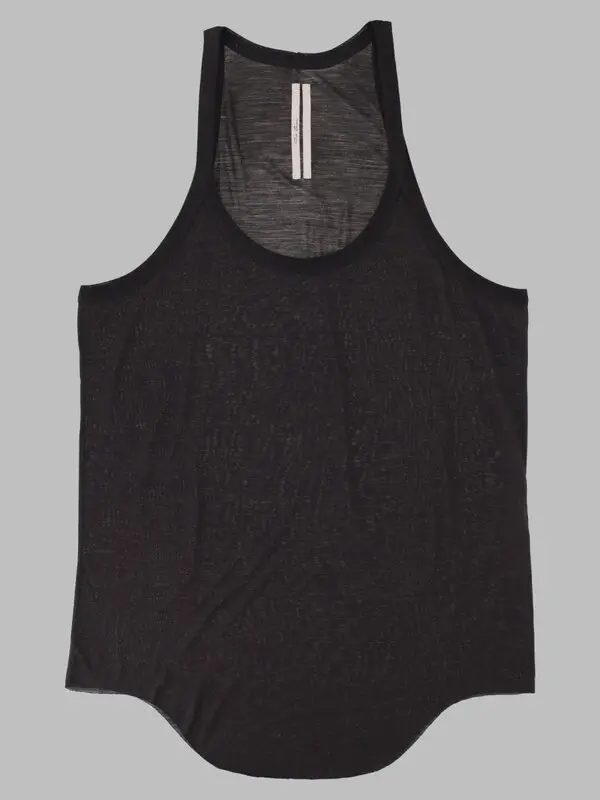 Rick Owens New Wool & Silk Top - Black