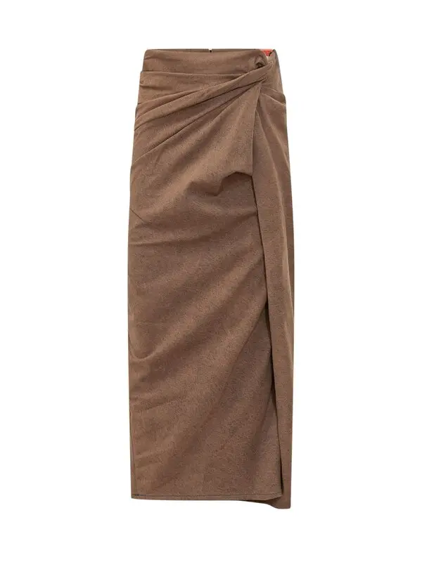 DIESEL® Effortless Mini Skirt For Fall 2026 - Cammello