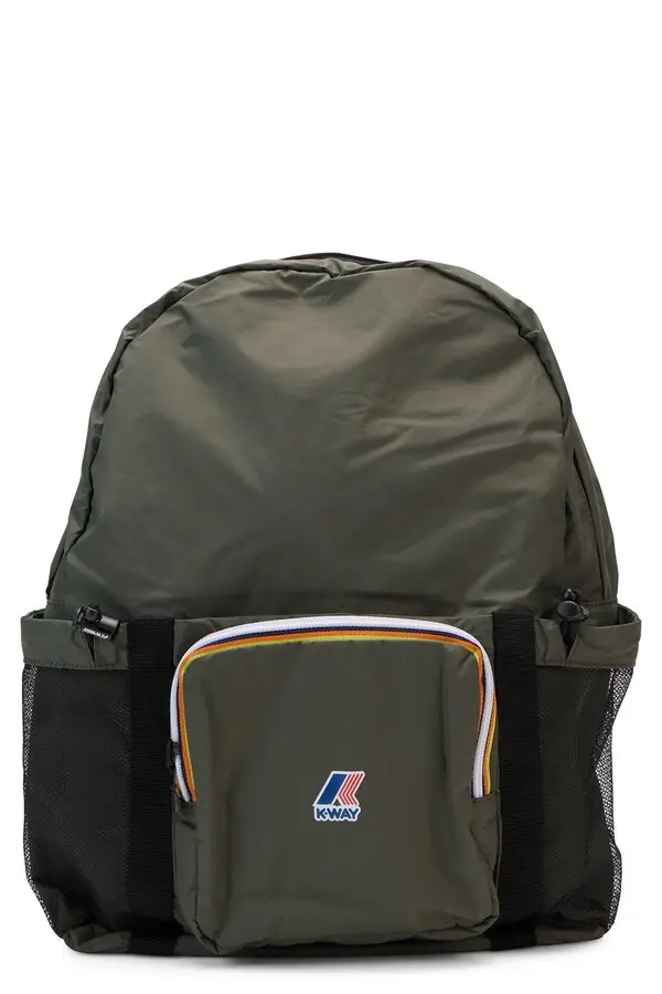 K-WAY Le Vrai 4.0 Michel Nylon Backpack With Wide Opening, 42 Cm