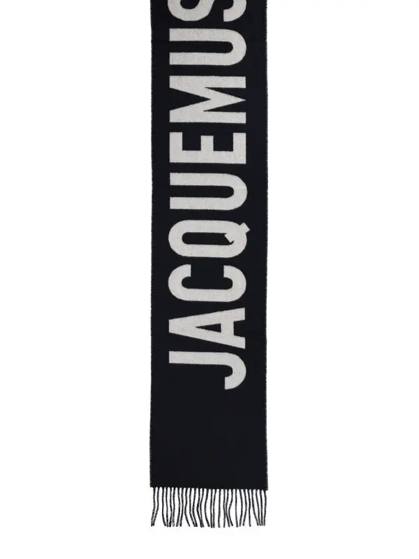 Jacquemus 180cm X 35cm Wool Scarf - Blue