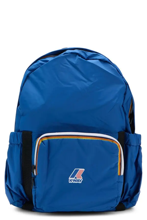 K-WAY Le Vrai 4.0 Backpack With Padded Straps - Blue