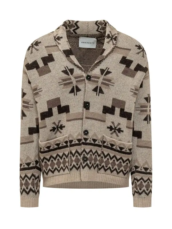 AMARANTO Cropped Cardigan