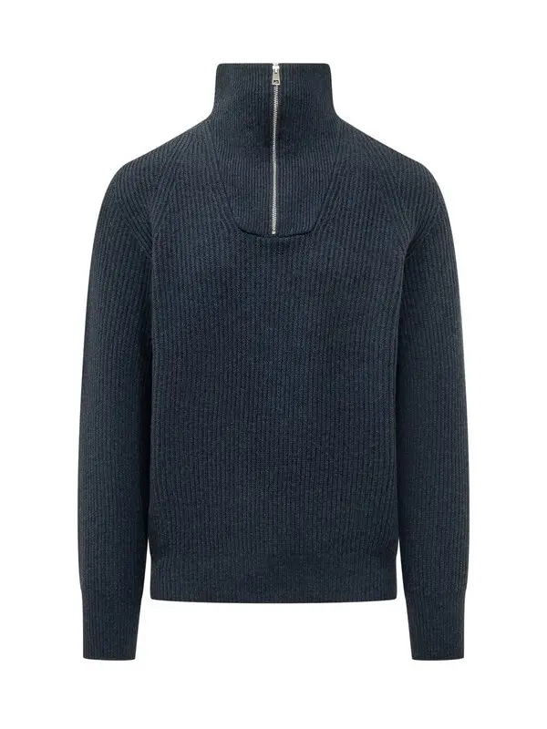 AMARANTO Mezza Half-zip Knit