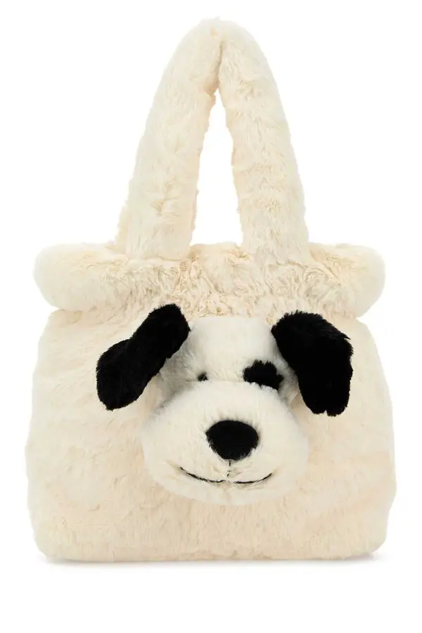 JELLYCAT Rufferty Puppy Mini Eco Fur Handbag