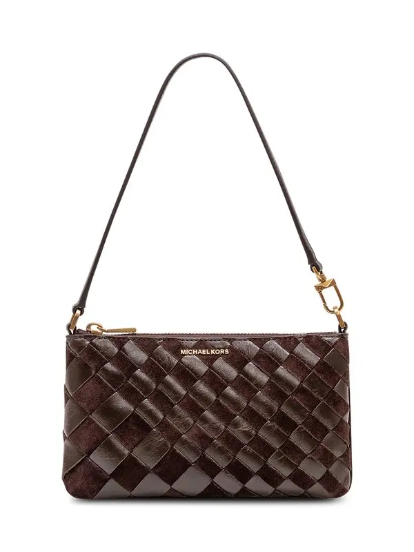 Michael Kors Convertible Wristlet Crossbody Bag - Chocolate