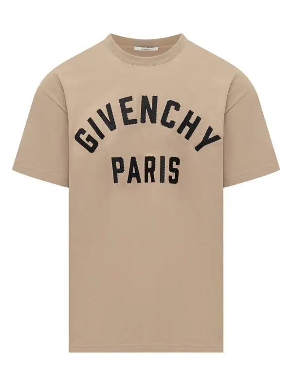 Givenchy Logo T-shirt - Beige Black