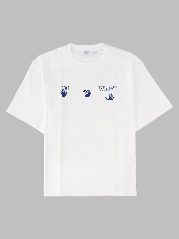Off-White 100% Cotton Minimal Logo T-shirt