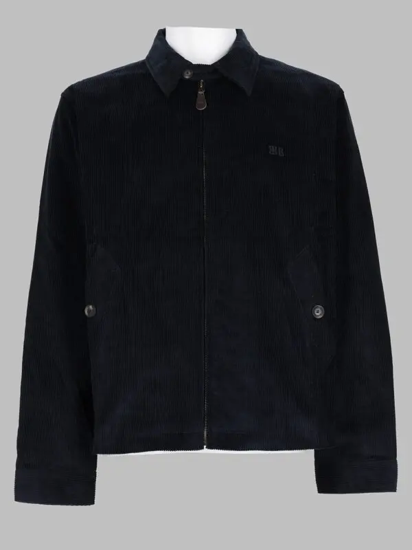 WALES BONNER Sports Jacket Made In Portugal - Blue