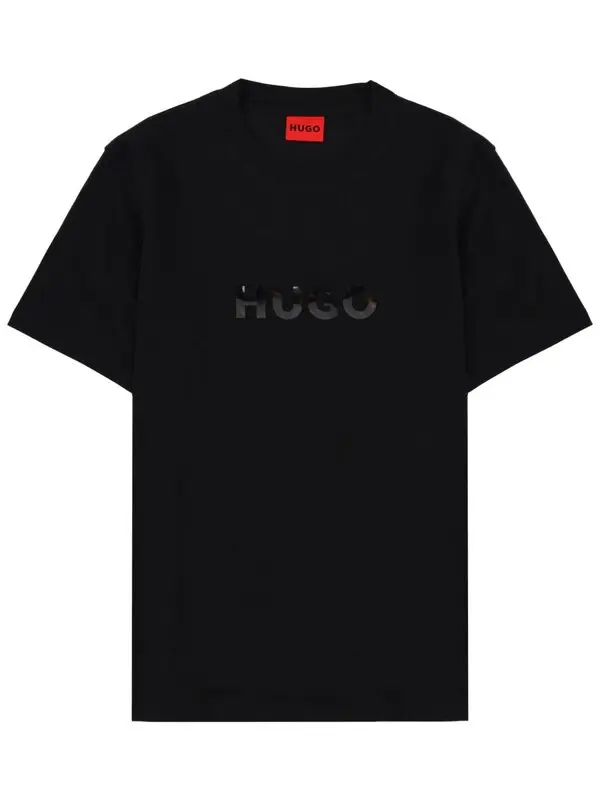 Hugo Classic Cotton T-shirt For - Black