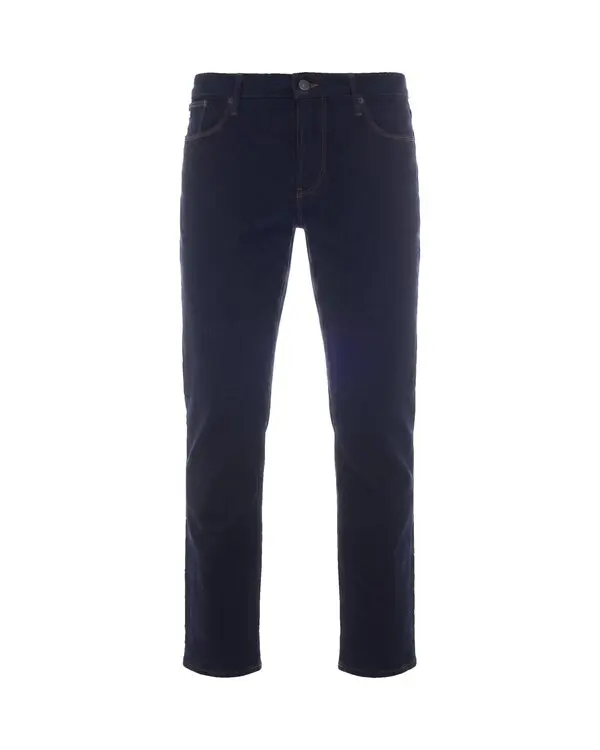 Emporio Armani S Slim-fit Five-pocket Jeans - Blue Denim