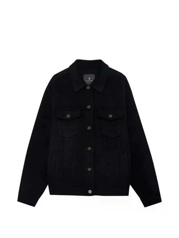 ANINE BING Rory Wool Jacket - Black