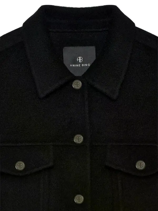 ANINE BING Rory Wool Jacket - Black
