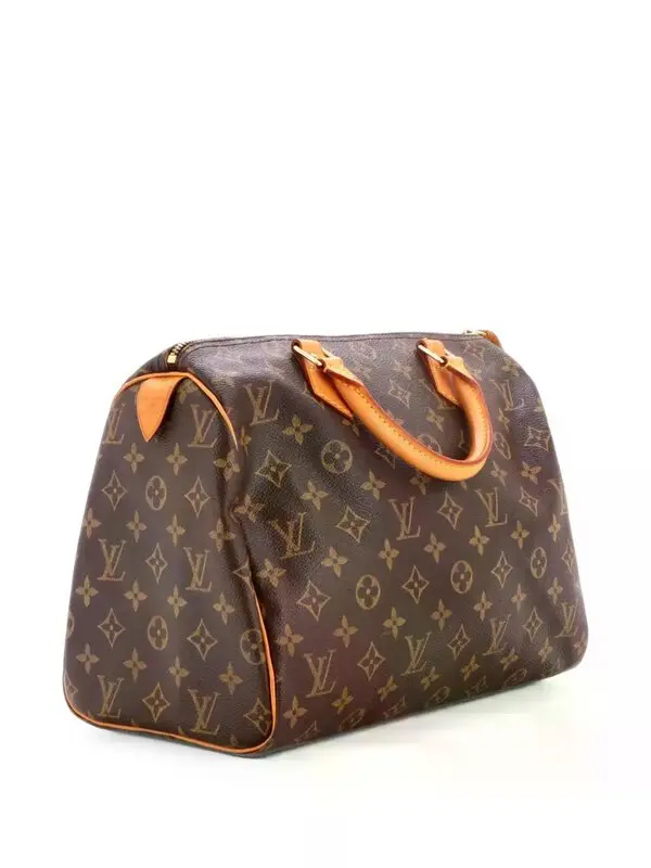 LOUIS VUITTON Speedy Handbag Monogram Canvas 30 Satchel