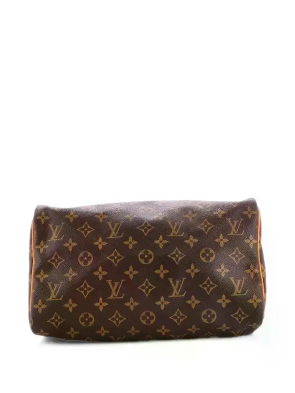 LOUIS VUITTON Speedy Handbag Monogram Canvas 30 Satchel