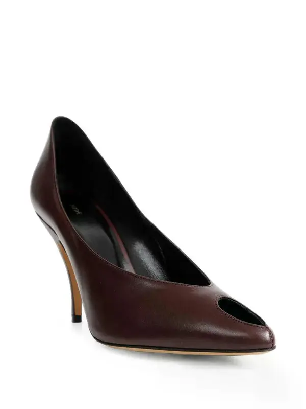 JUDE Icon Creased Leather Pumps