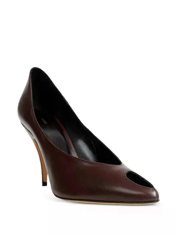 JUDE Icon Creased Leather Pumps
